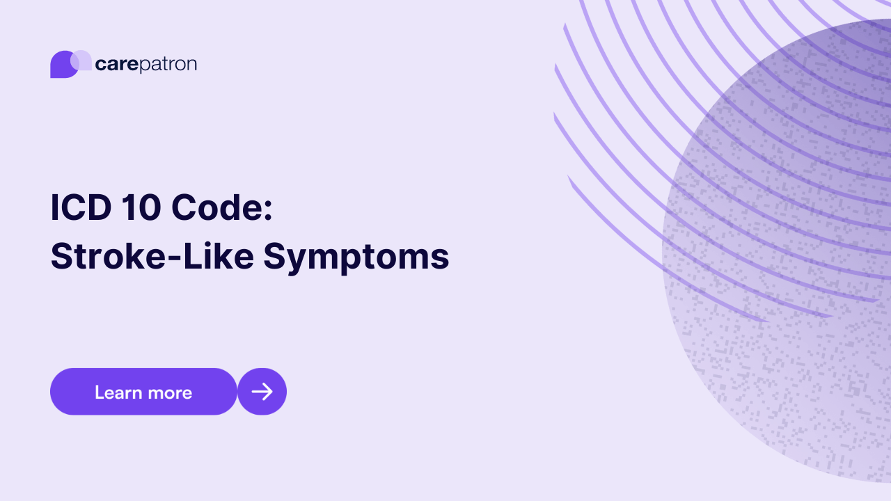 Stroke-Like Symptoms ICD-10-CM Codes | 2023